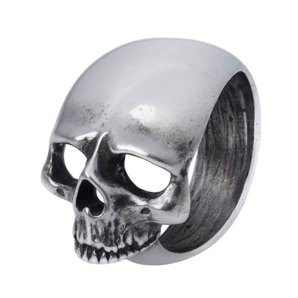 Alchemy Gothic | Accessories | Mens Schdel Schief Ring Badass Jawless ...